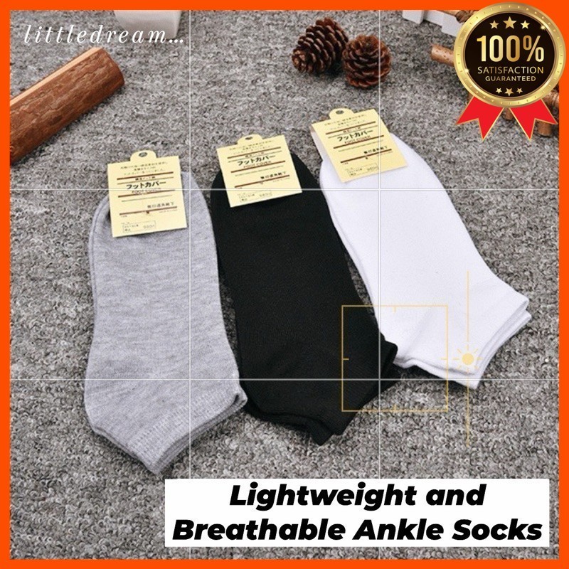 🇸🇬[SG Stock] Disposable Adult Ankle Socks Invisible Cotton Sock Travel ...