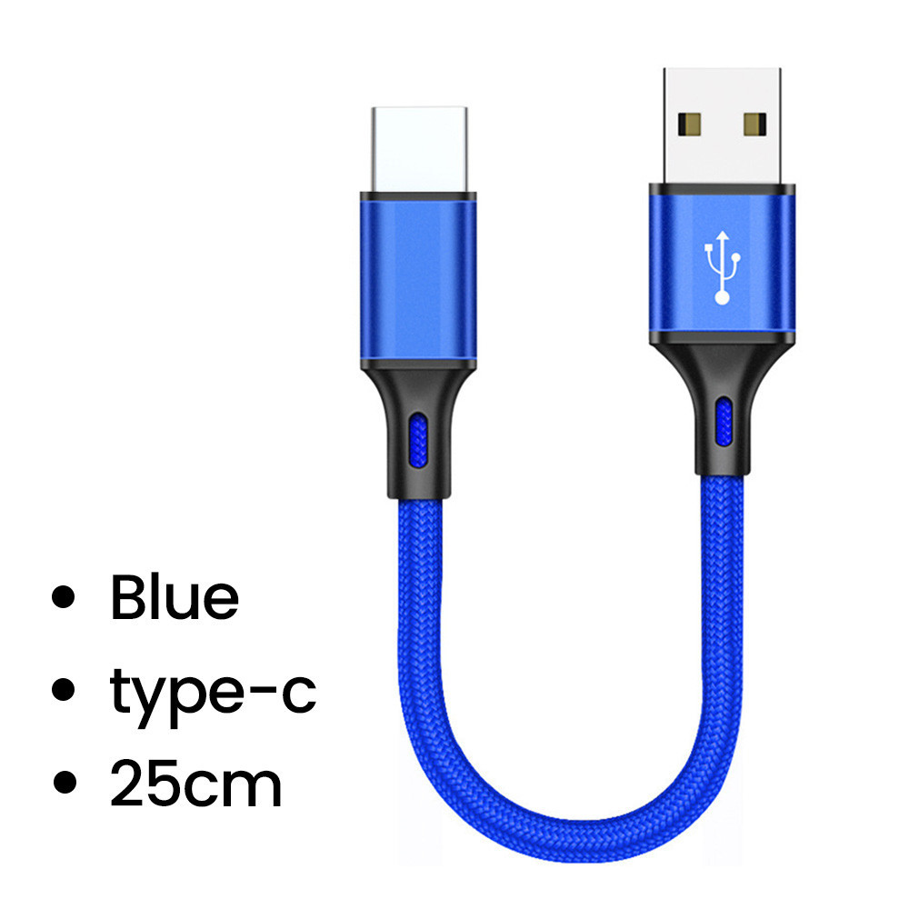 Elough 0.25m Short USB C Cable 3A Fast Charging Type C Cable Portable ...