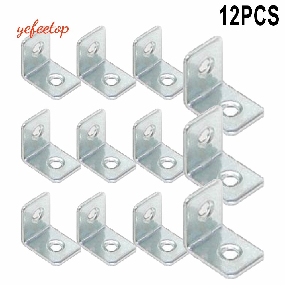 [TOP]12 X Small L-shaped right angle Corner Drawer Shelf Wall Bracket ...