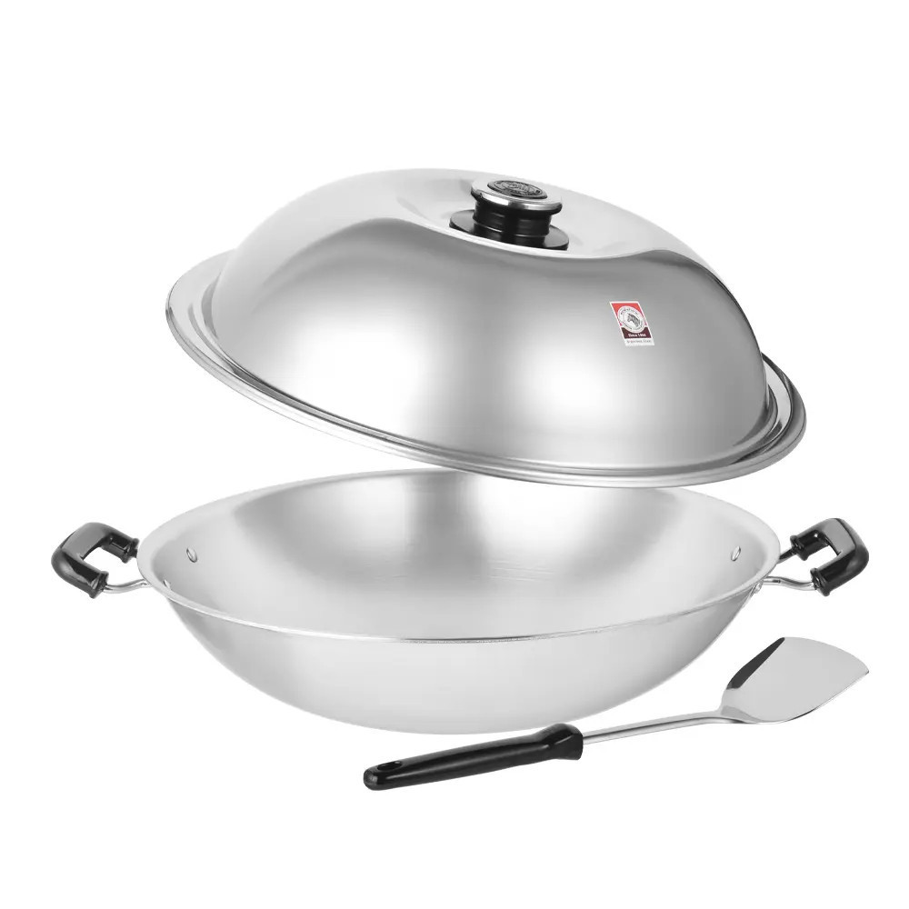 Zebra 5 Ply Chinese Wok With Turner (42cm) | Shopee Singapore