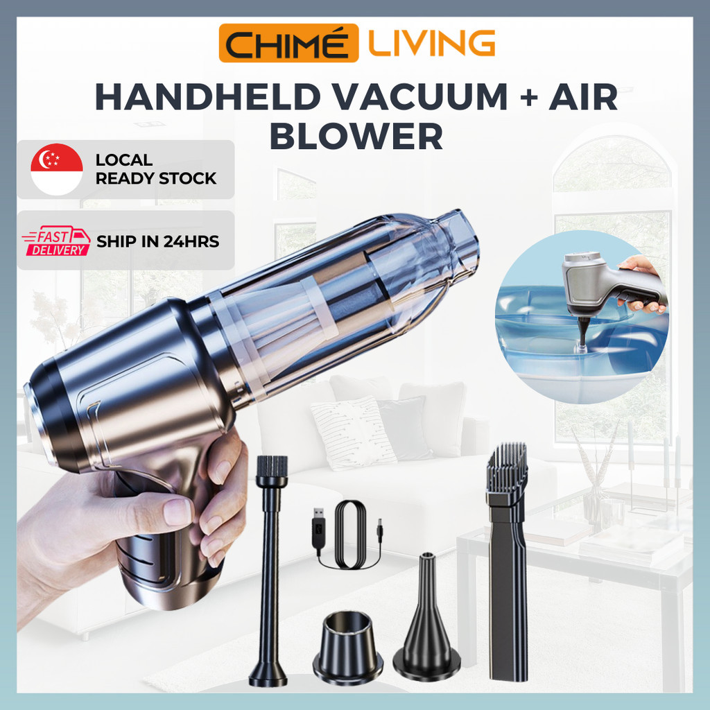 Handheld Vacuum Cleaner with Blower and Air Pump | Multifunctional Car ...