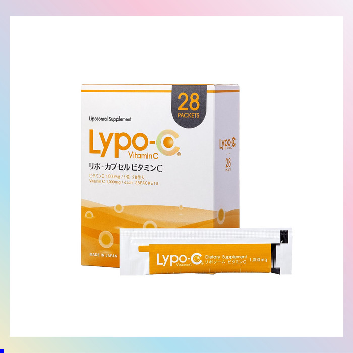 Official Lypo-C Lipo Capsule Vitamin C 28 Packets Lipo-C Liposome Vitamin [1 packet Vitamin C ...