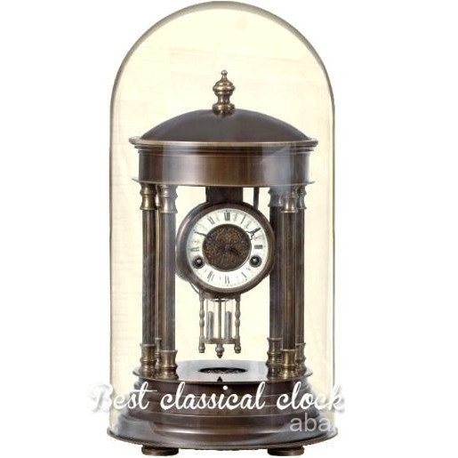 All-Copper Pagoda Style Clock|Vintage-Style Mechanical Wind-Up Table ...