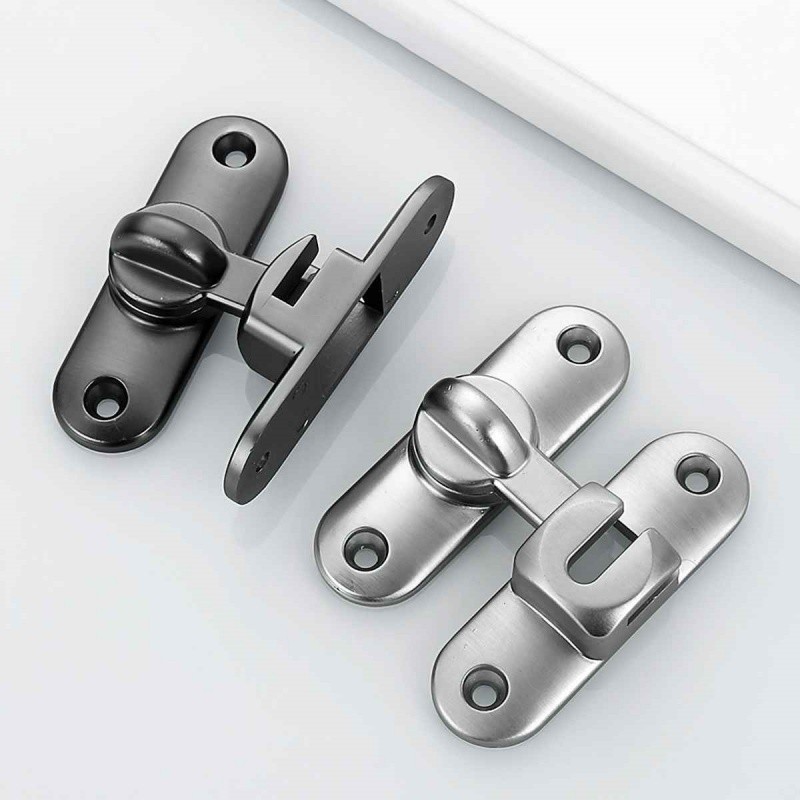 Sliding, sliding, rotating door latch made of thick alloy, can be ...