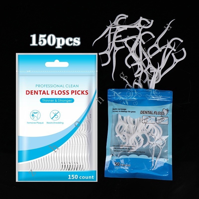 150Pcs Disposable Dental Floss Interdental Brush | Shopee Singapore