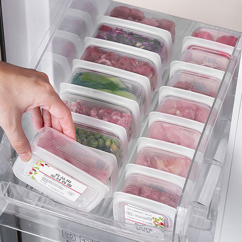 Food Storage Box Frozen Meat Container Compartment Storage box ...