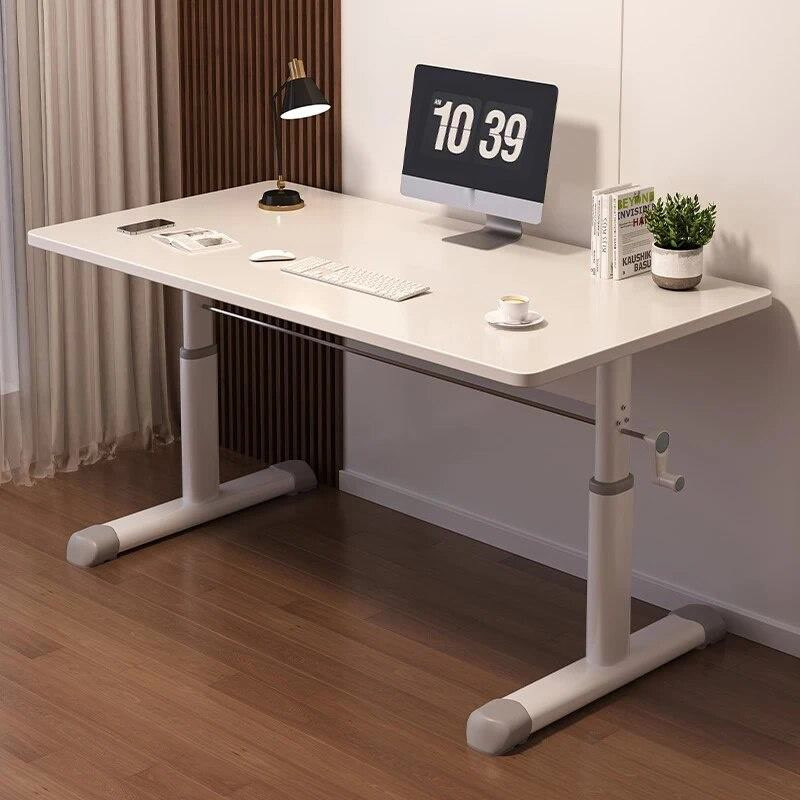 Adjustable study table computer desk adjustable home study desk Lift ...