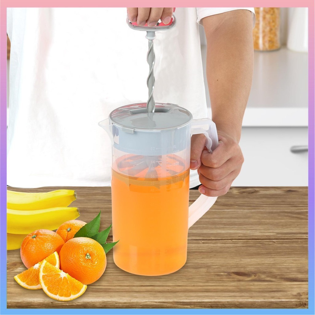 Mixing Pitcher for Drinks 2000ml Mixing Water Pitcher with Lid Wide ...