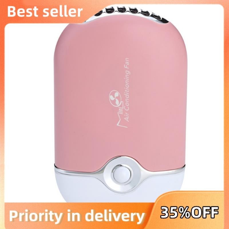 Mini USB Fan Plastic Air Conditioning Rechargeable Eyelash Fan (Pink ...