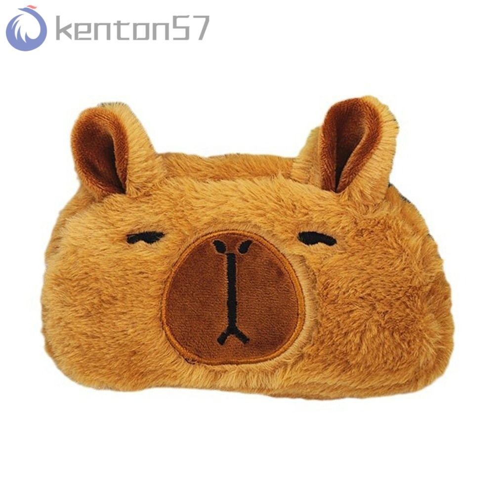 KENTON Capybara Plush Pen Bag, Plush Doll Stuffed Capybara Pen Pouch ...