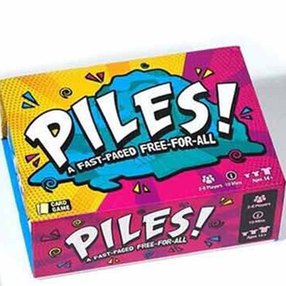 Pilesa fast-paced free-for-all Piles Card Games Family Kids Board Game ...