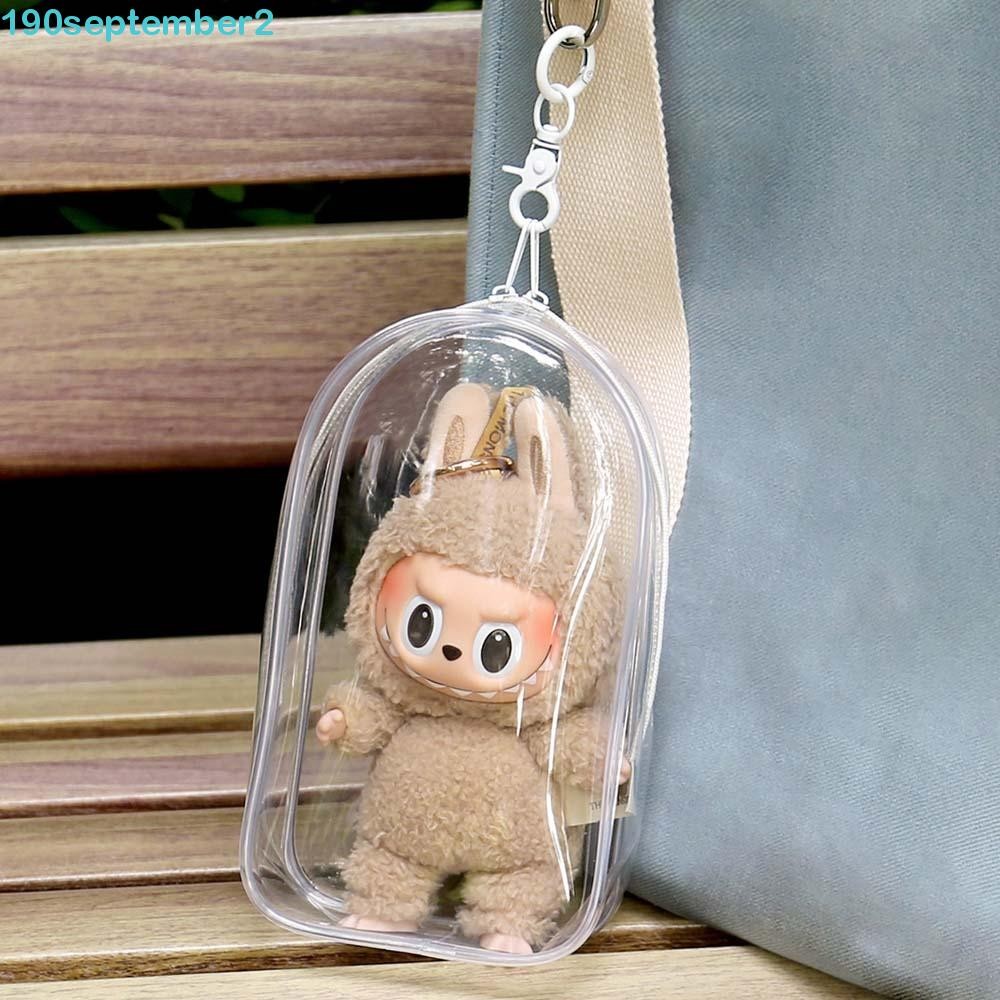 SEPTEMBERB Clear Outdoor Doll Bag, Labubu Transparent Labubu Doll ...