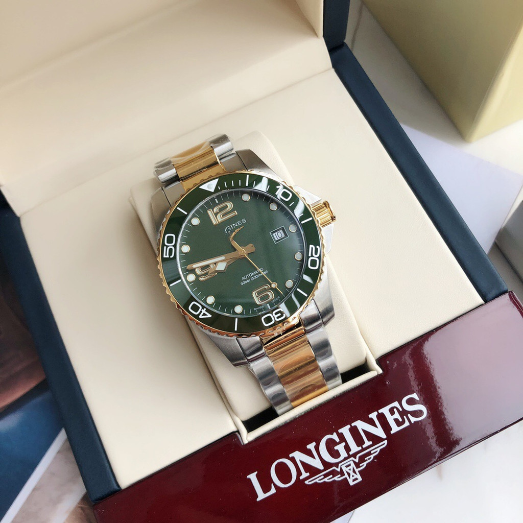 Longines Hydroconquest Green Fresh Simple Dial，Automatic Mechanical Men ...