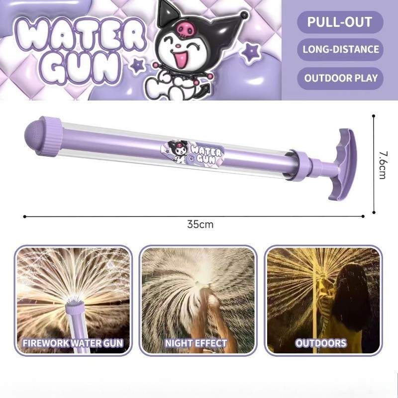 Sanrio&Capybara&Labubu Fireworks Water Play Toys Atmosphere Props ...
