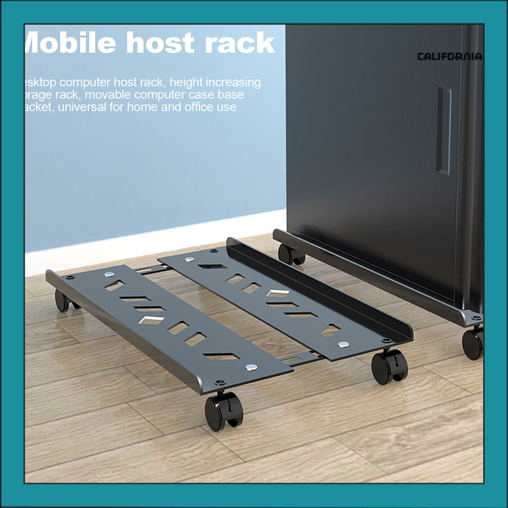 [Cali] Computer Tower Stand with Adjustable Width 80kg Load-capacity ...