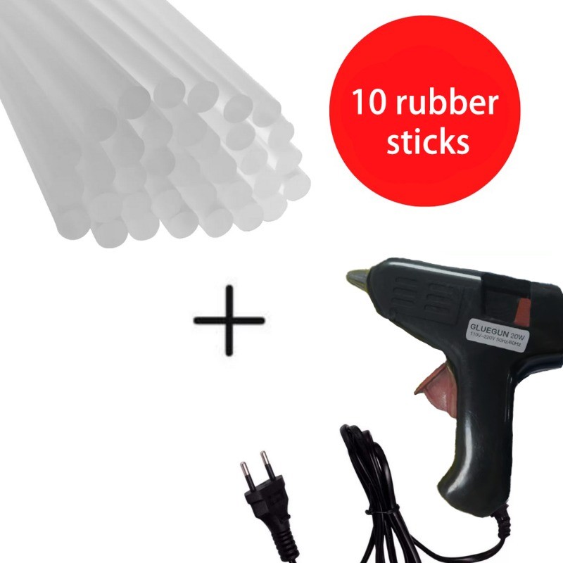 Hot Glue Gun 20w + 2/10Revolver Glue Sticks (110v and 220v ...