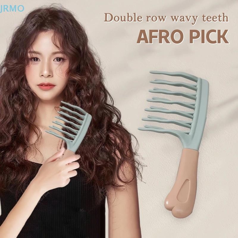 JRMO 1 Pcs Double Rows Of Wide Tooth Comb Long Perm Hair Curly Hair ...