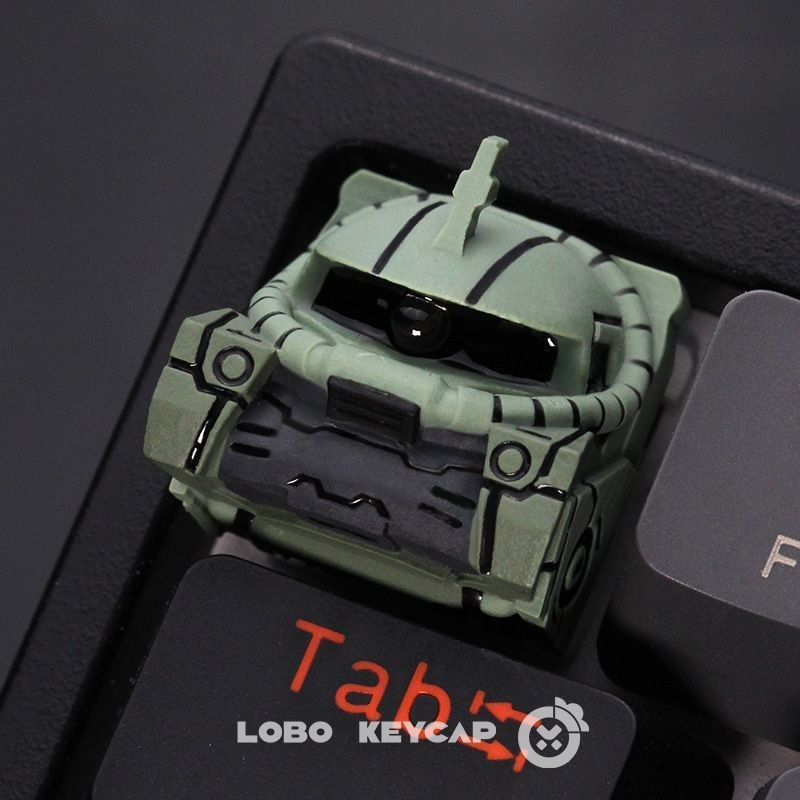 [1618 People Collection] Gundam ZAKU Keycap Unique Creative Mechanical ...