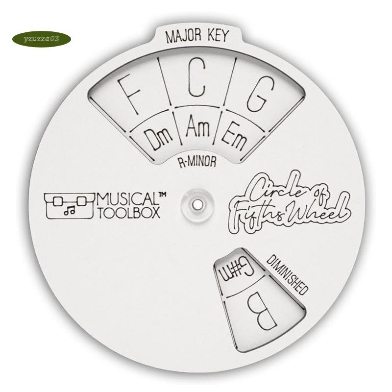Wooden Musician Melody Wheel Wooden Melody Tool, Circle of Fifths Wheel ...