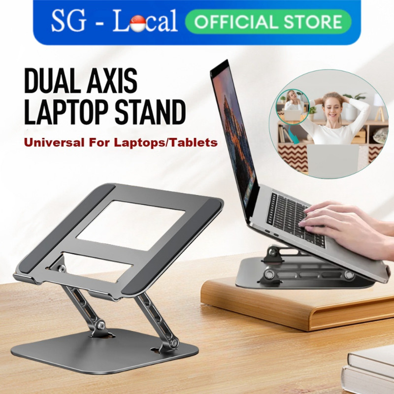 SG Local - Laptop Stand Portable Aluminum Adjustable Height Stable and ...