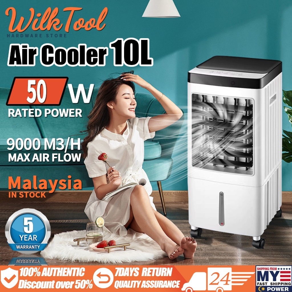 10L Air Cooler Remote Control Air Cooler Upgrade Version Mobile Air ...