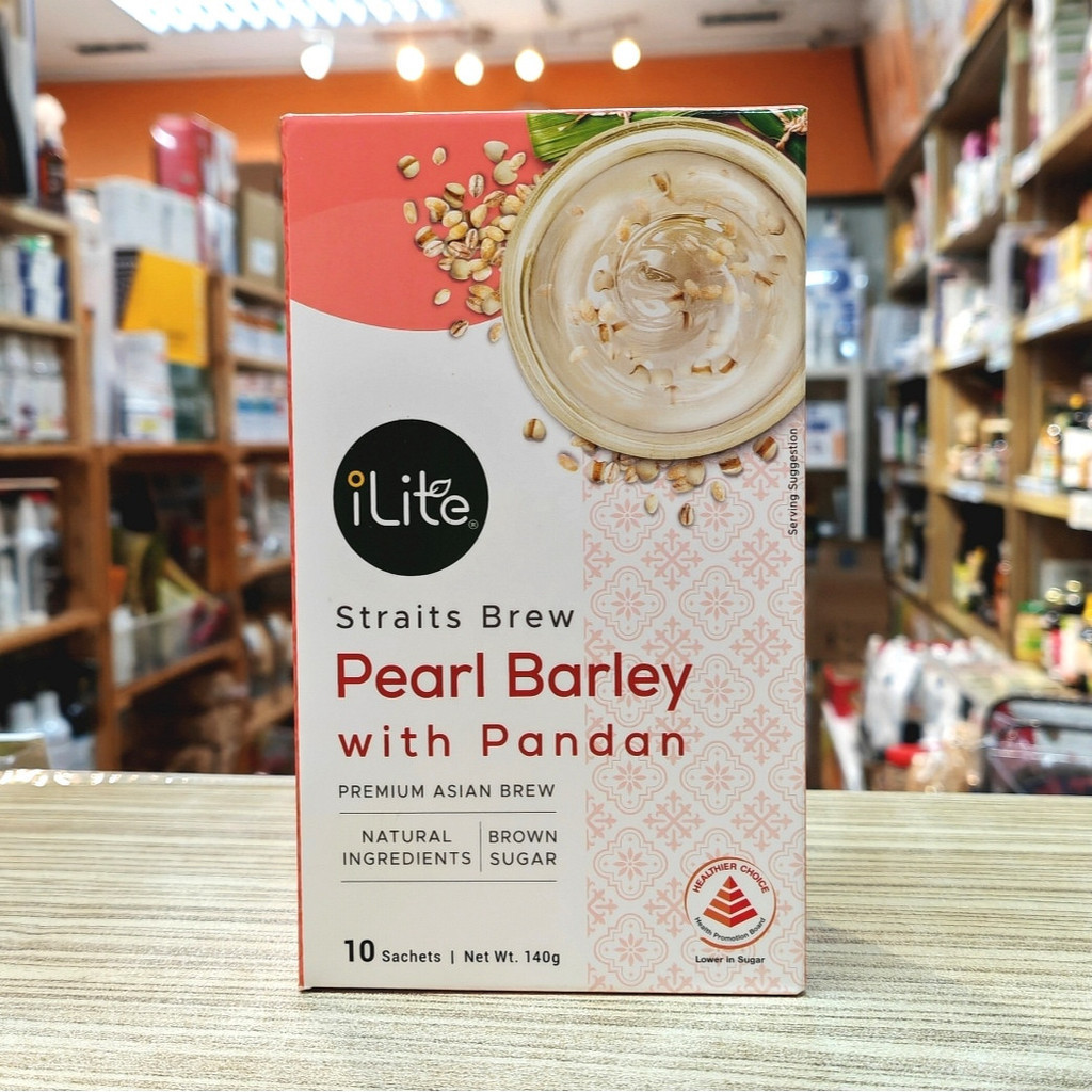 iLite Pearl Barley with Pandan Beverage 10 sachets | Shopee Singapore
