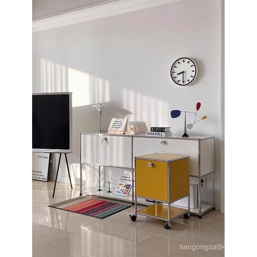 Medieval usm Stainless Steel TV Cabinet Module Combination Cabinet ...