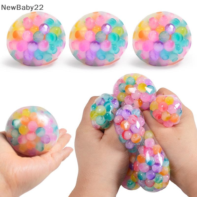 NN 6cm Kids Exotic Pinch The Rainbow Bead Pressure Reducing Ball Vent ...