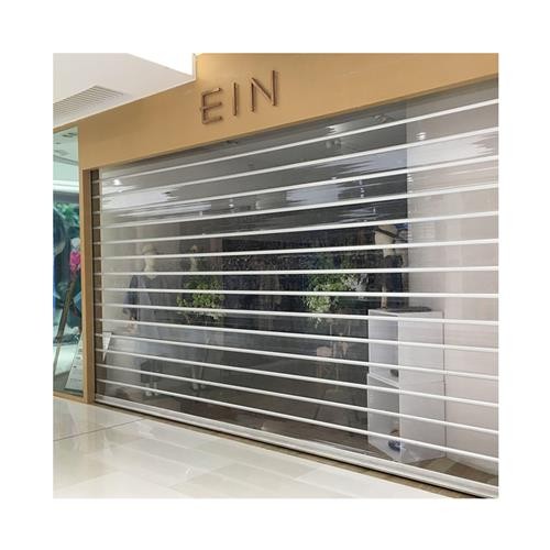 New Crystal Rolling Shutter Door Aluminum Alloy Frame Transparent Anti ...