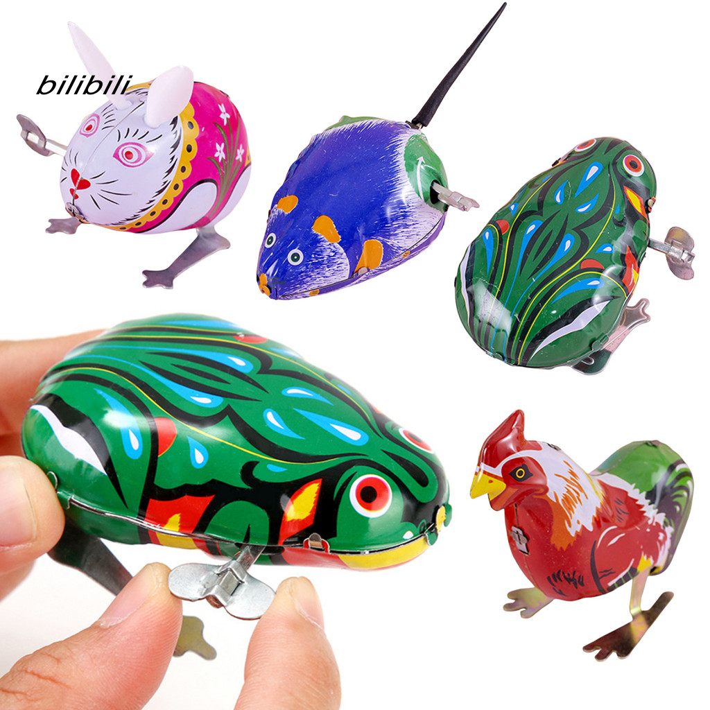 BIL Wind-up Rat Toy Vintage Wind-up Animal Toys Fun Clockwork Jumping ...