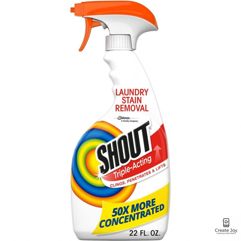 Shout Active Enzyme Laundry Stain Remover Spray, Triple-Acting Formula ...