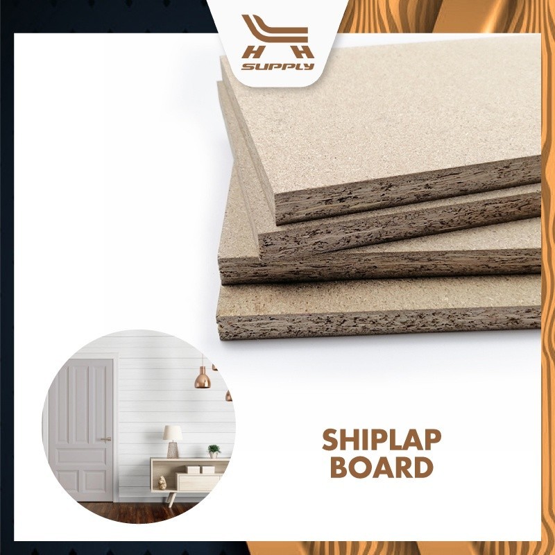 LH 3MM DIY Shiplap Board Papan Shiplap MDF Slat Wall Brick Board Panel ...