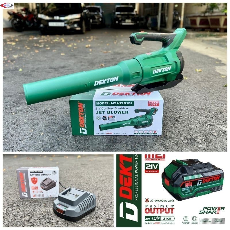 Leaf Blower, Dust Blower Dekton M21-TL01BL Super Powerful Brussless ...