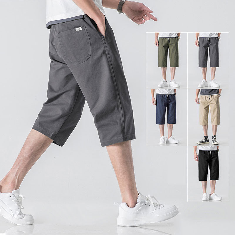 Summer Three Quarter Pants Men Fashion 3 Quarter Pants Handsome Shorts ...