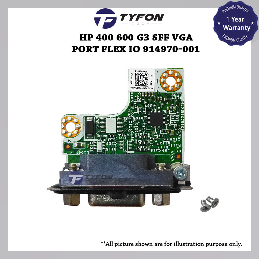 HP ProDesk 400 600 800 G3 G4 G5 SFF MT VGA Port Flex IO Board Card ...