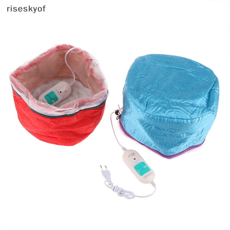 riseskyof Hair Steamer Cap Thermal Treatment Hair Cap Nourishing Hair ...