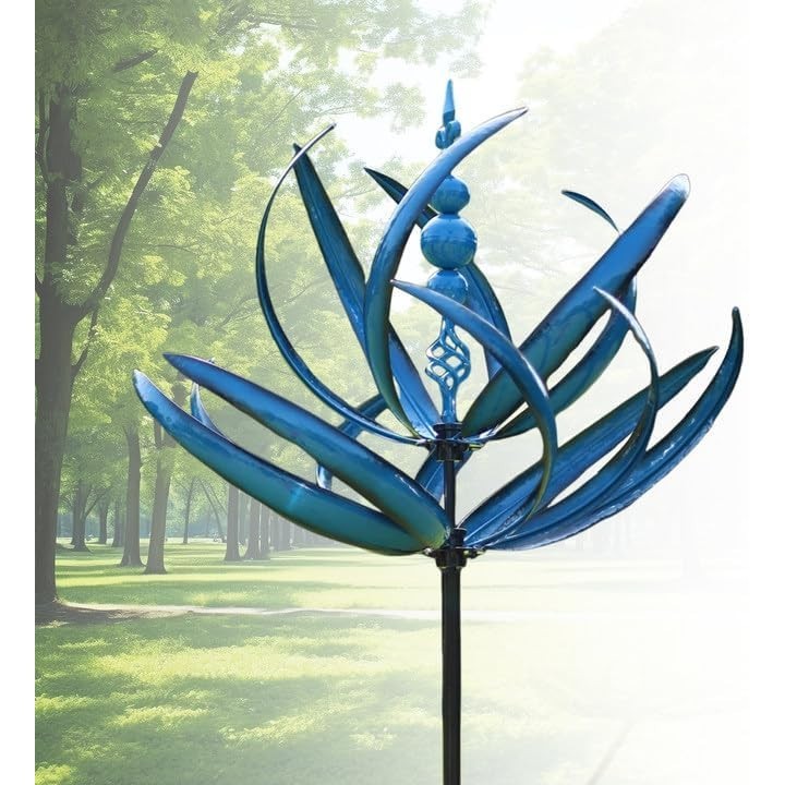 Harlow Wind Spinner, Extra Large Windmill for Yard Metal Wind Sculpture ...