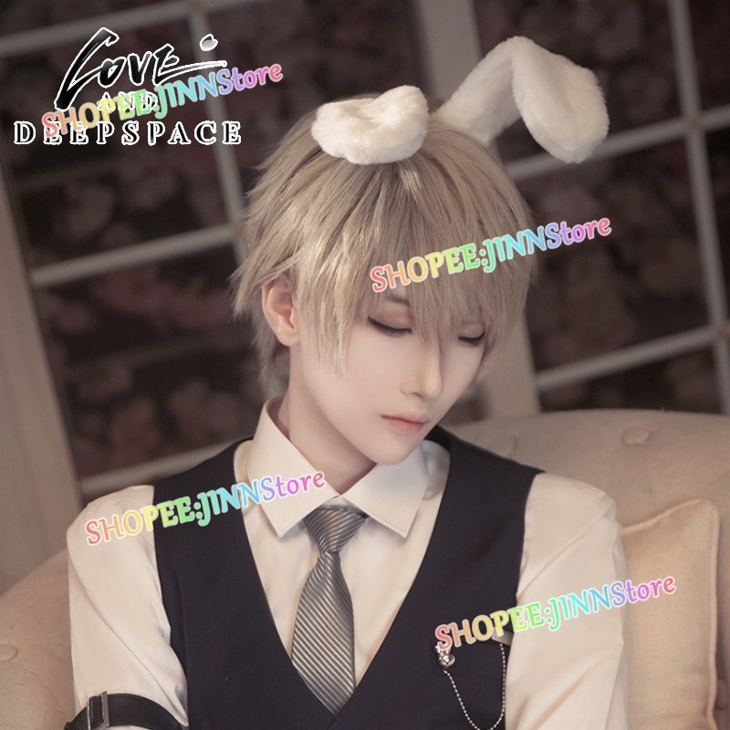 - JINN - LOVE AND DEEPSPACE Cosplay Costumes Xavier Cosplay Bunny Ears ...