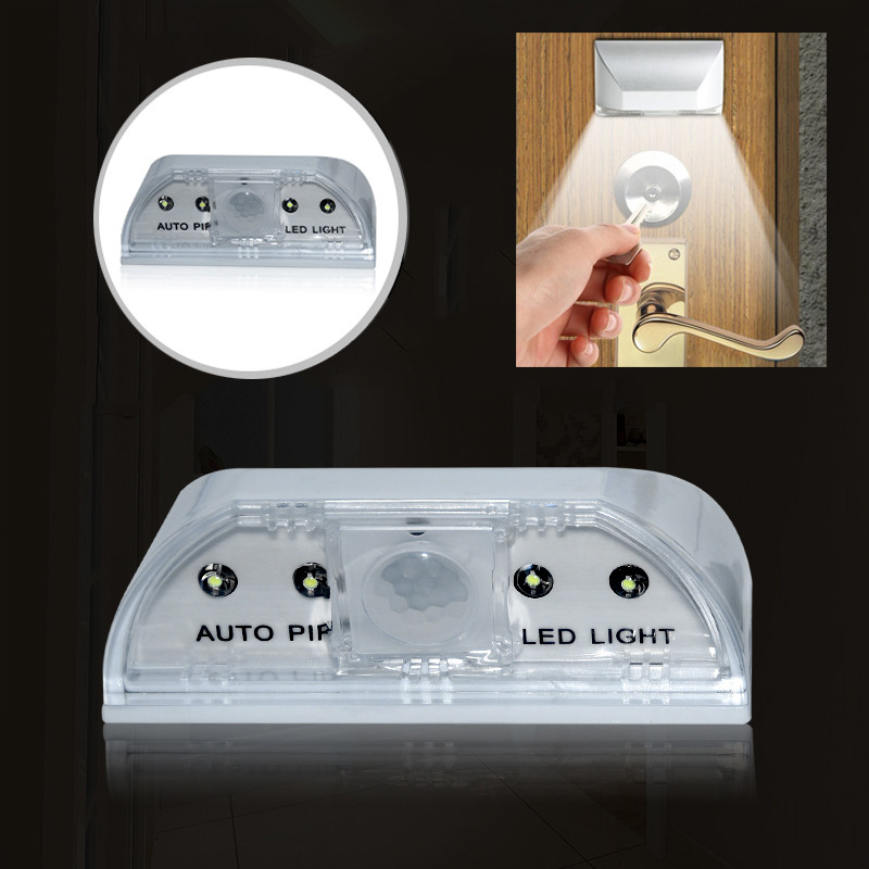 Led Door Lock Light Sports Sensor Smart Detector Light Keyhole Kitchen ...