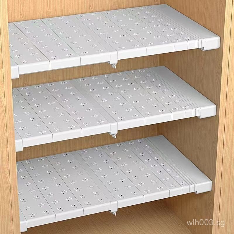 Wardrobe Partition Shelf Cabinet Divider Expandable Bedroom Storage ...