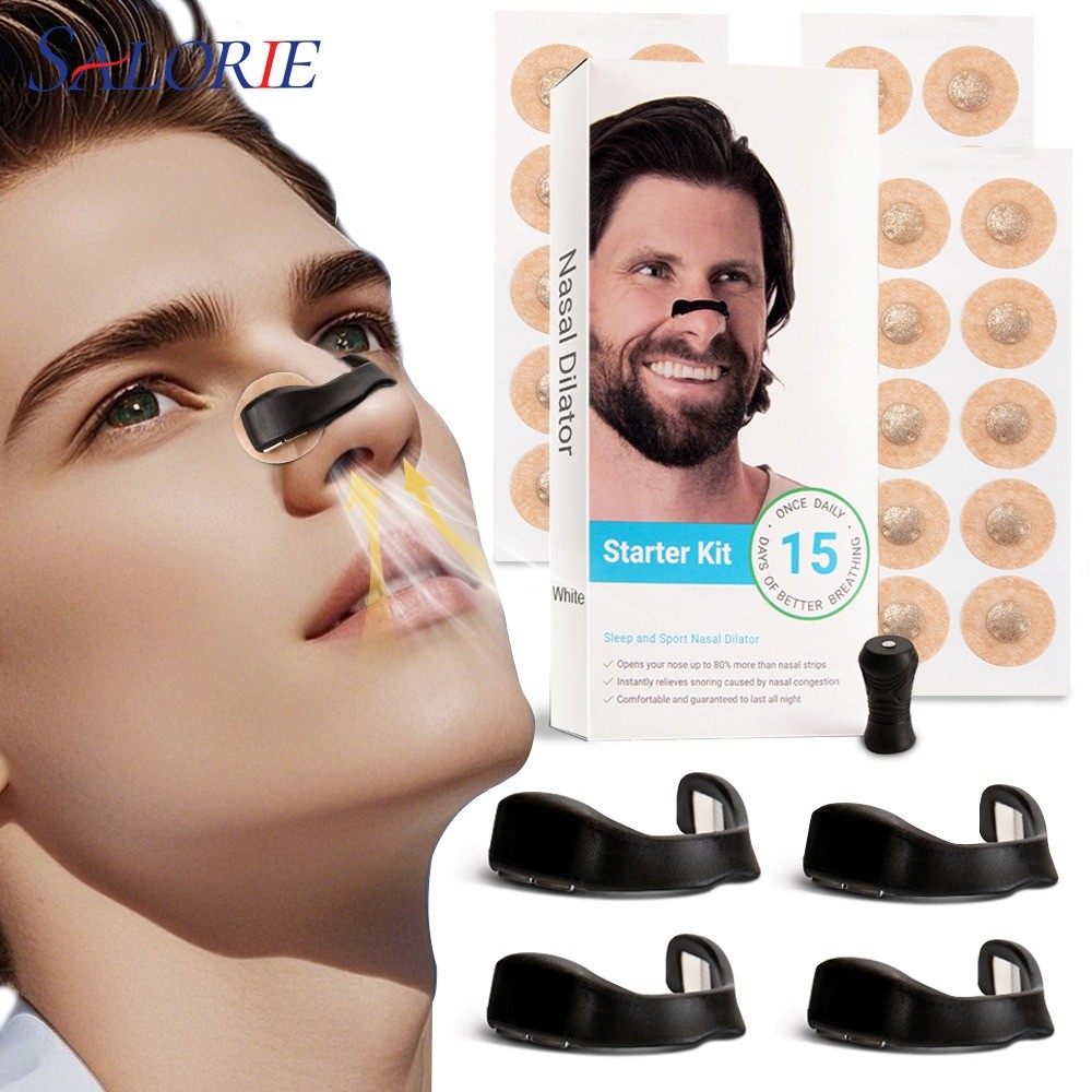 15 Pairs Nasal Strips Nasal Breathing Dilators Kits Increase Air Intake ...
