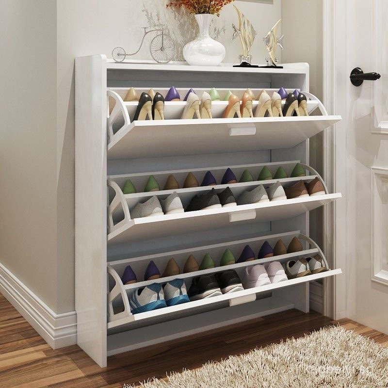 Shoe Rack Large Capacity White Shoe Rack Fashion Shoe Cabinet shoe rack ...