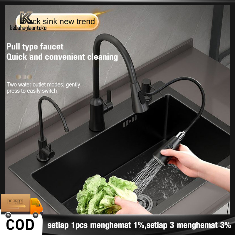 Stainless Steel Kitchen Sink Modern Kitchen Sink Black Stainless Dish ...