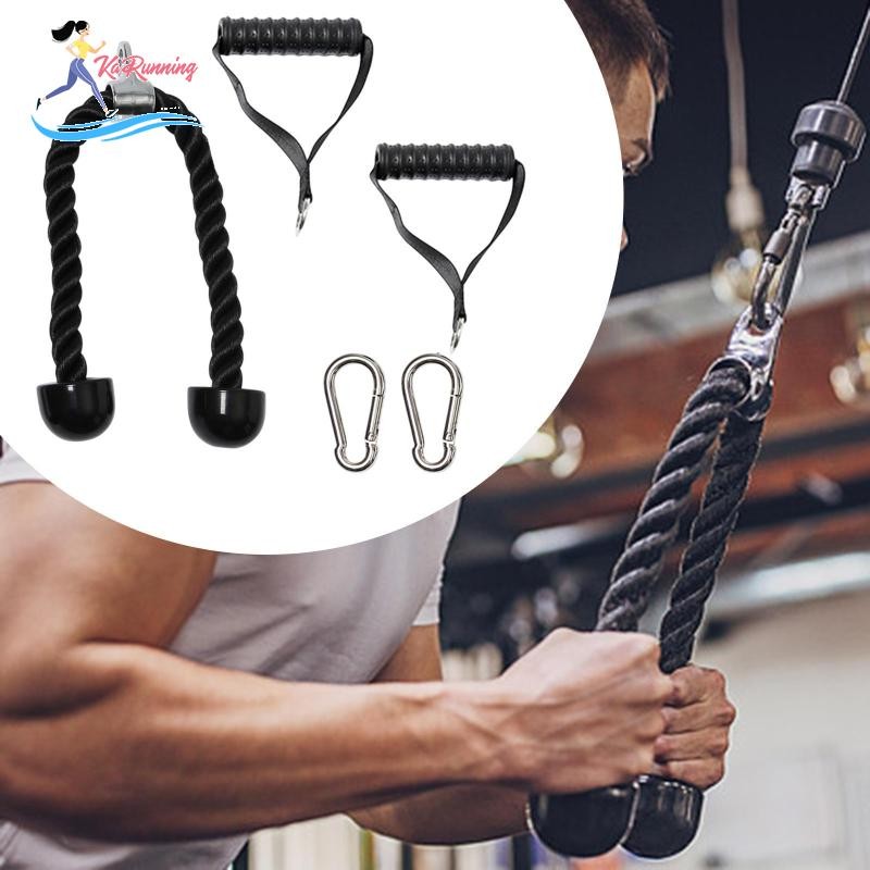 [Whweight] Tricep Rope Pull Down Cable LAT Pulldown Attachment for ...