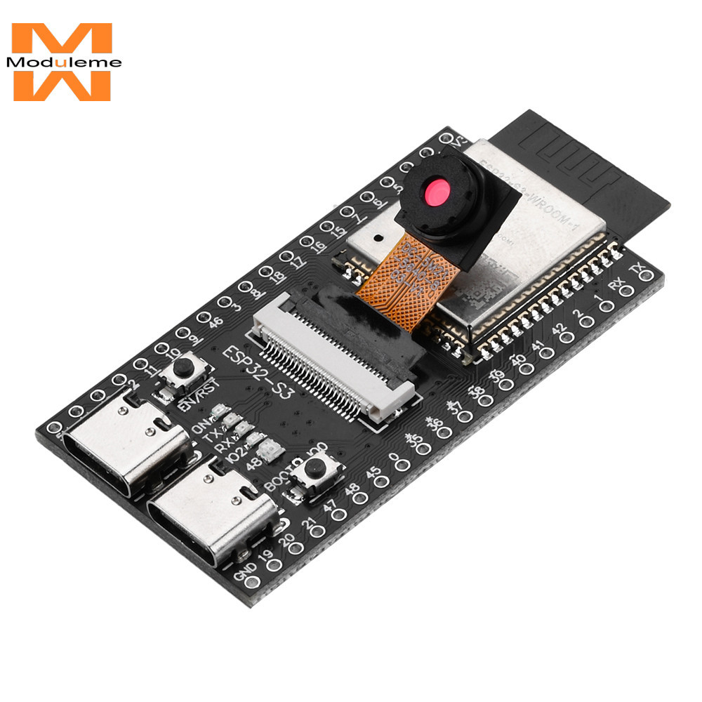 ESP32-S3 WROOM CAM development board WiFi bluetooth module onboard ...