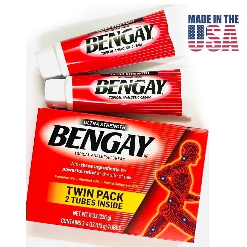 [auth] Combo of 2 tubes of BENGAY Ultra Strength Topical Analgesic ...