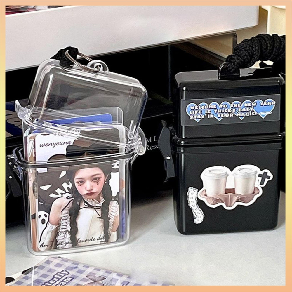Ins Toploader Photocards Storage Box Kpop Idol Photo Card Holder Boxes ...