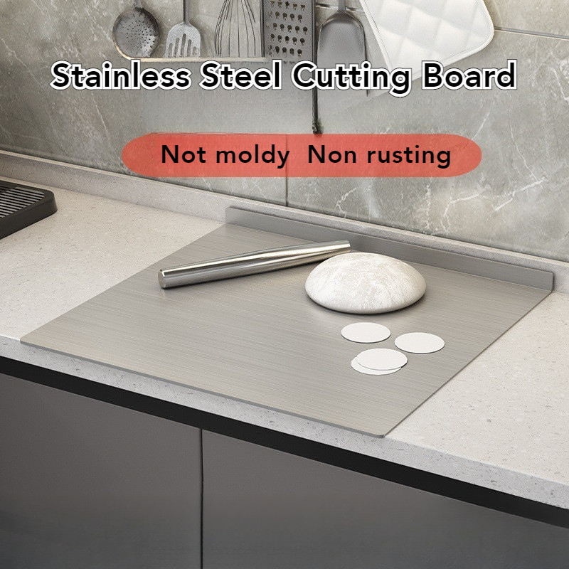 Stainless Steel Cutting Board Household Kitchen Dough Board Dough Board ...