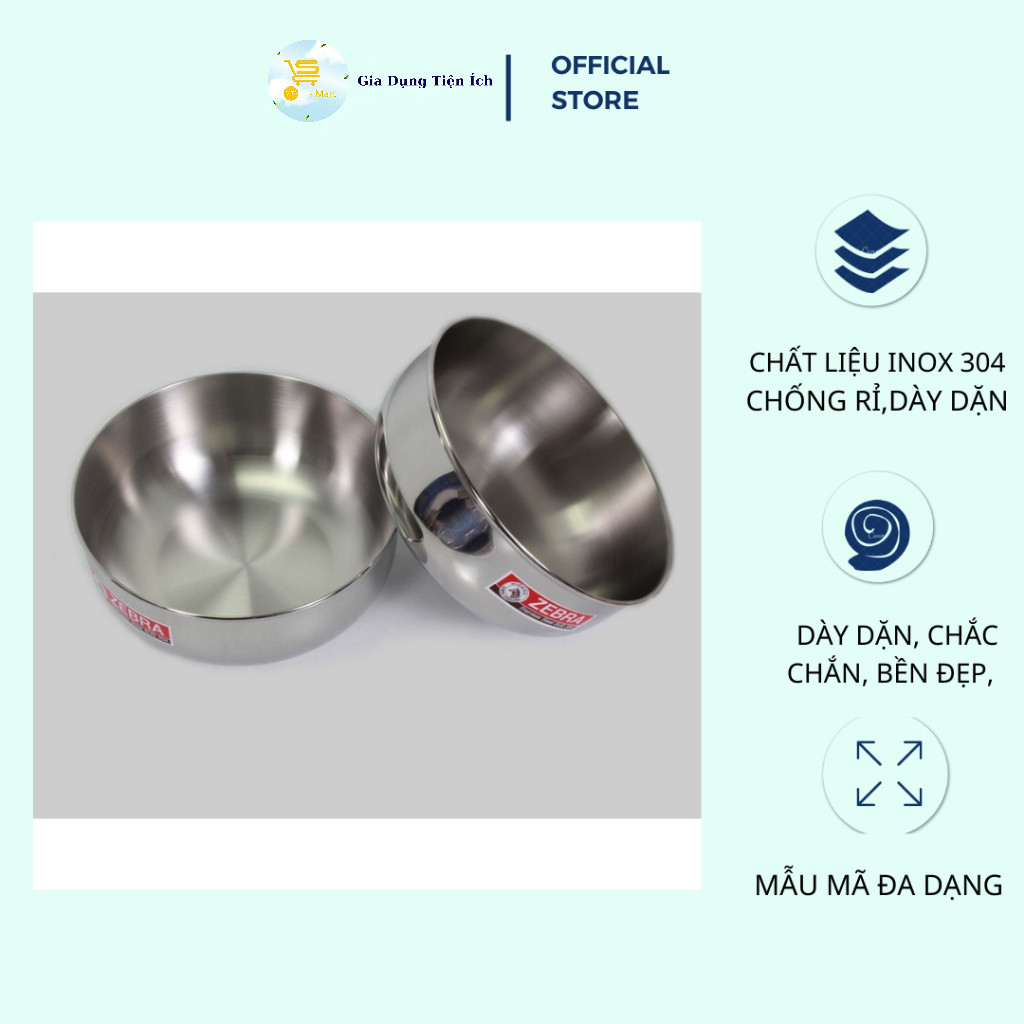 Soup Bowl, Vermicelli Bowl, Pho, Noodles, Good Zebra Stainless Steel ...