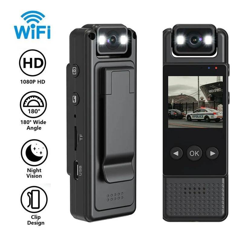 2024 New Wifi Mini Camera 1080P Portable Digital Video Recorder Worn ...